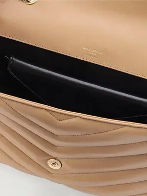 Saint Laurent Loulou Large Matelassé Leather Shoulder Bag