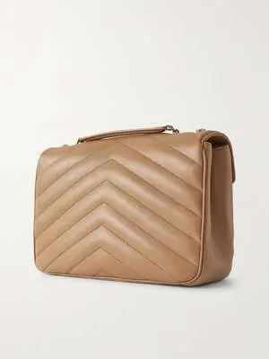 Saint Laurent Loulou Large Matelassé Leather Shoulder Bag