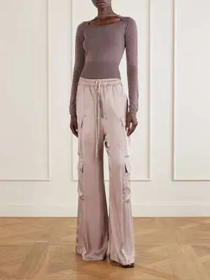 Rick Owens Cropped Cut-out Virgin Wool Sweater