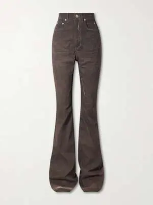 Rick Owens Bolan High-waist Flared Jeans