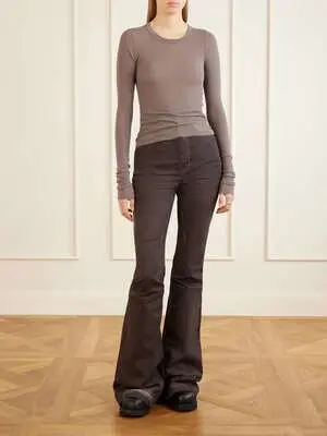 Rick Owens Bolan High-waist Flared Jeans