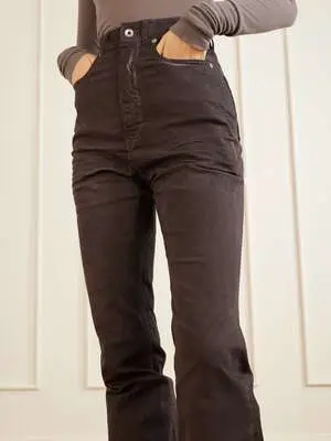 Rick Owens Bolan High-waist Flared Jeans