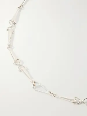 LOREN STEWART Sterling Silver And Citrine Necklace