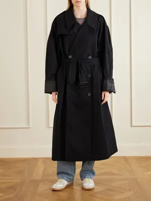 MAISON MARGIELA Cotton Gabardine Trench Coat