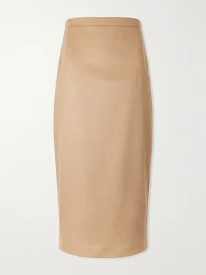 Max Mara Hair Midi Skirt - Brown
