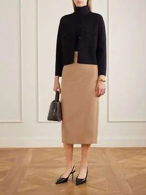 Max Mara Wool Midi Skirt