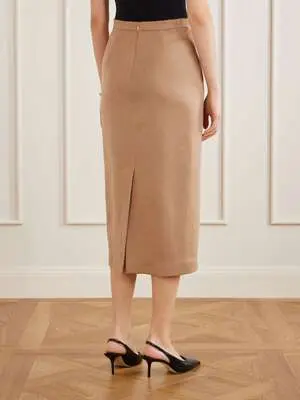Max Mara Wool Midi Skirt