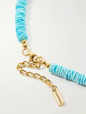 JENNIFER BEHR Alette Necklace With Larimar And Crystals