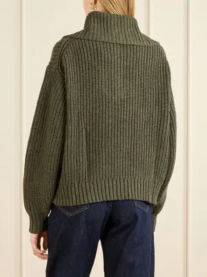 Polo Ralph Lauren Cotton And Wool-blend Sweater - Green