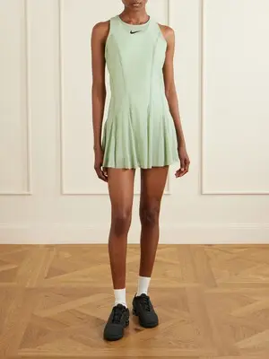 Nike Logo-print Stretch-jersey Tennis Dress