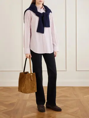 METIER Tilt 22 Suede Shoulder Bag