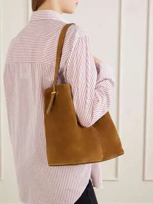 METIER Tilt 22 Suede Shoulder Bag