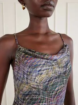 Missoni Metallic Crochet Mini Dress