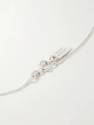 LOREN STEWART 14-karat Gold And Sterling Emerald Cut Diamond Necklace