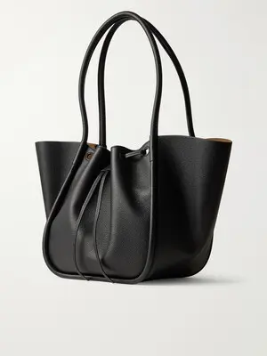 Proenza Schouler Ruched Leather Tote - Black