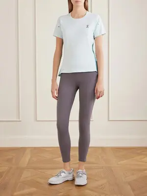 On Performance-t Stretch-mesh T-shirt - Blue
