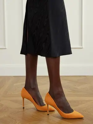 JIMMY CHOO Romy 85 Suede Pumps