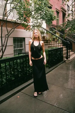 Sab Studio Olivia Maxi Skirt - Black