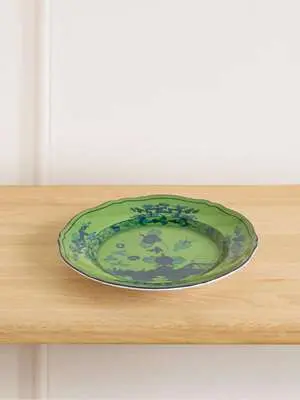 GINORI 1735 Oriente Italiano Porcelain Dessert Plate - Green