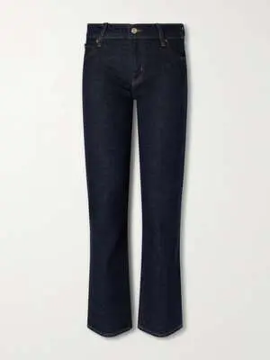 FRAME The Cigarette Slim-leg Jeans - Dark Denim