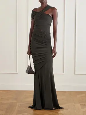 CORTANA Myia Crepe Maxi Skirt