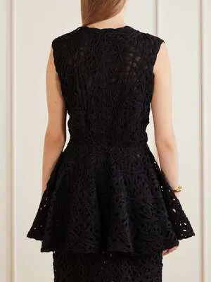 DIOTIMA Laurin Scalloped Net Georgette Blouse