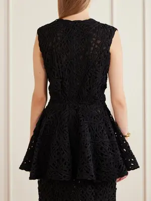 DIOTIMA Laurin Scalloped Net Georgette Blouse
