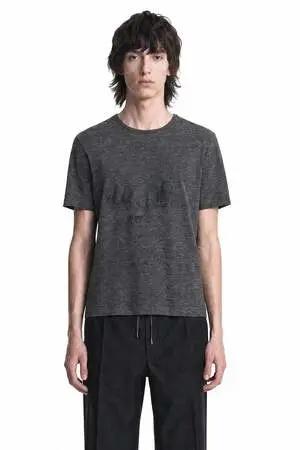 MAISON MARGIELA Cotton Short Sleeve T-shirt - Grey