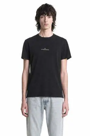MAISON MARGIELA Cotton Short Sleeve T-shirt - Black