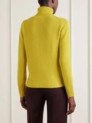 ALLUDE Turtleneck Cashmere Sweater