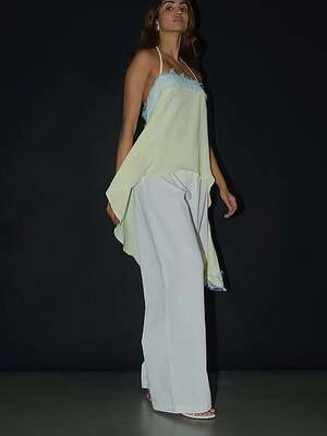 Victoria's Secret Summer Away Selani Top With Lace Trim