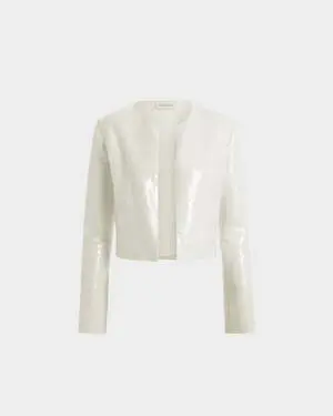 16Arlington Keid Cardigan - Linen Sequin