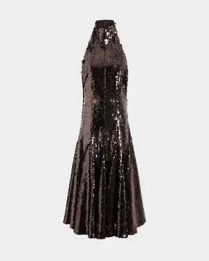 16Arlington Mika Midi Dress - Brown