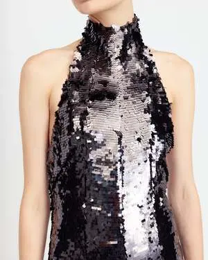 16Arlington Mika Sequin Midi Dress - Brown
