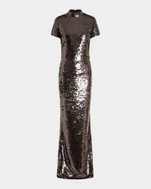16Arlington Otis Gown - Square Sequin