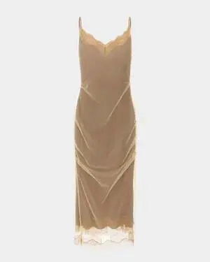 16Arlington Andrea Midi Dress - Toffee