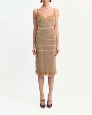 16Arlington Andrea Midi Dress - Toffee