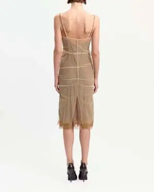 16Arlington Andrea Midi Dress - Toffee