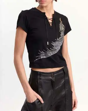 16Arlington Serin T-shirt With Hotfix