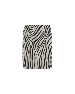 16Arlington Delta Midi Skirt - Zebra