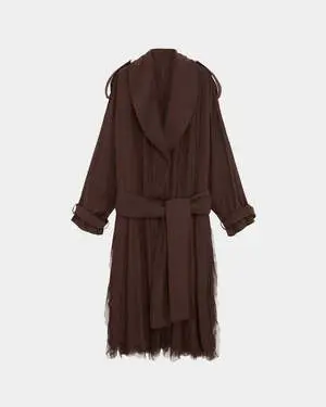 16Arlington Tawny Coat - Satin