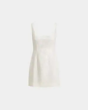 16Arlington Sior Sequined Mini Dress - White