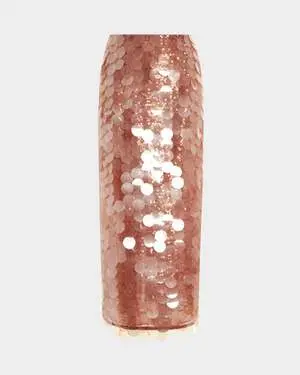 16Arlington Dia Midi Skirt - Pink