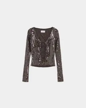 16Arlington Elin Cardigan - Chocolate