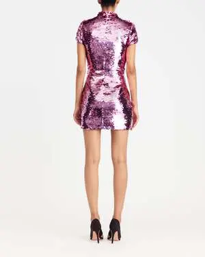 16Arlington Iona Mini Dress - Pink