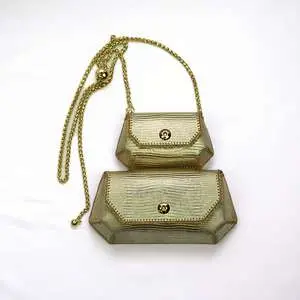 MALUSHA Twins Bag Set - Gold