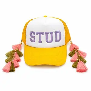 JULIA CLANCEY Stud Lilac Chacha Trucker Cap
