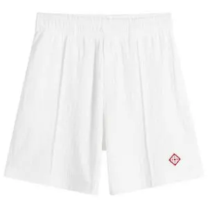 Casablanca Velour Shorts - White
