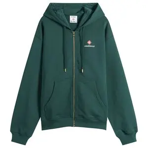 Casablanca Sport Zip Up Hoodie - Green