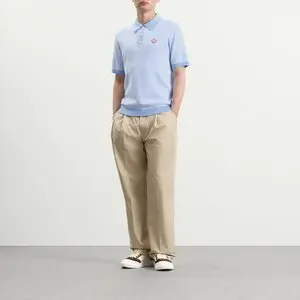 Casablanca Pinstripe Polo Shirt - Blue